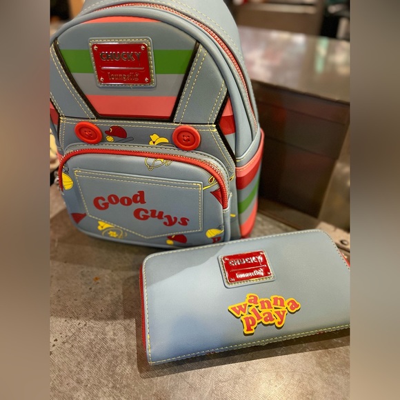 Loungefly | Bags | Chucky Premium Metal Plated Loungefly Mini Backpack ...